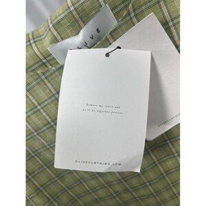 OLIVE | Dresses | New Olive Clothing Plaid Check Mini Dress 0 Cotton ...